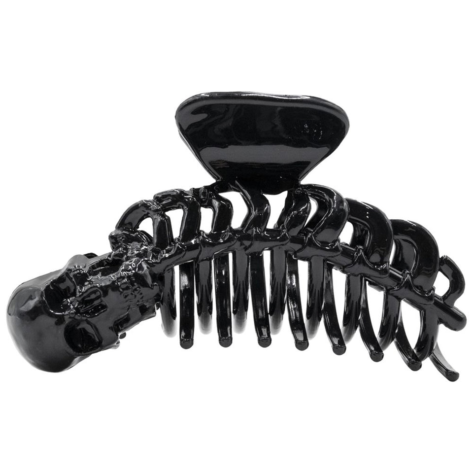 Skeleton Ribcage Hair Claw Clip Black – Kreepsville