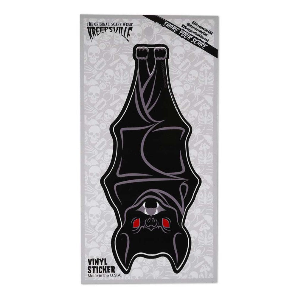 Hanging Bat Vinyl Sticker – Kreepsville